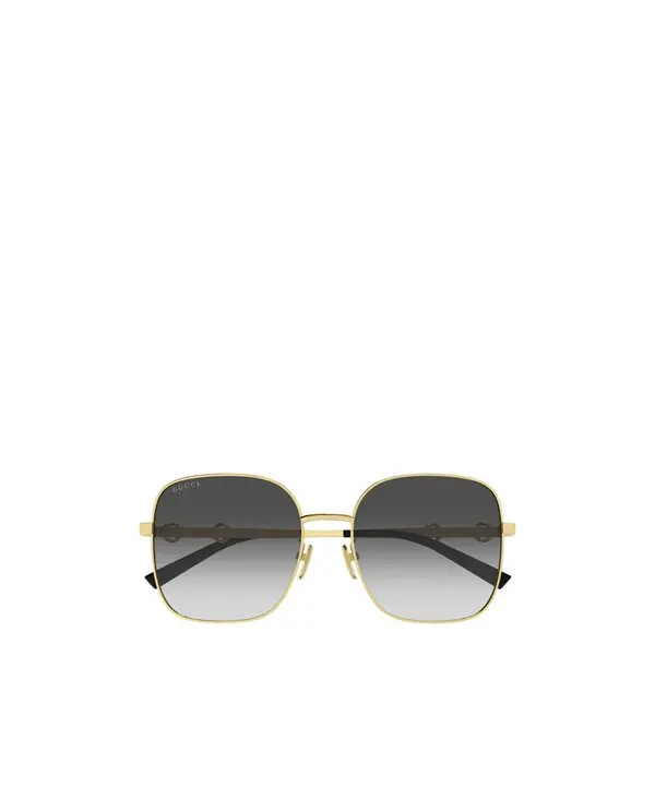 Gucci Square Frame Sunglasses - Gold