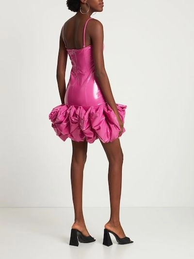 ROTATE BY BIRGER CHRISTENSEN Leiza Pleated Mini Dress