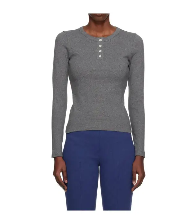 FLORE FLORE Jess Henley Shirt