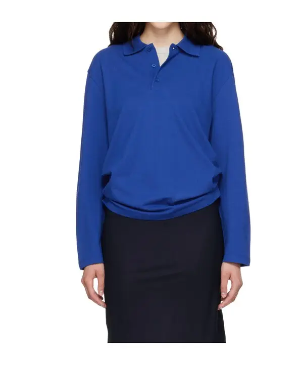 FLORE FLORE Diana Polo Shirt - Blue