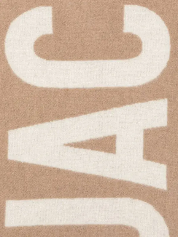 Jacquemus Lecharpe Logo Fringed Scarf