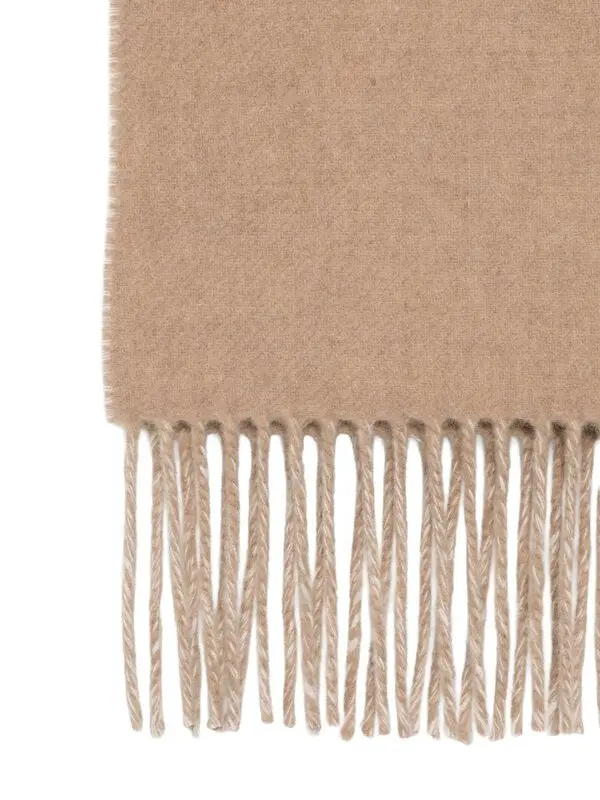 Jacquemus Lecharpe Logo Fringed Scarf