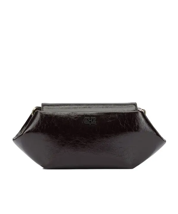 GANNI Bou Shoulder Bag - Brown