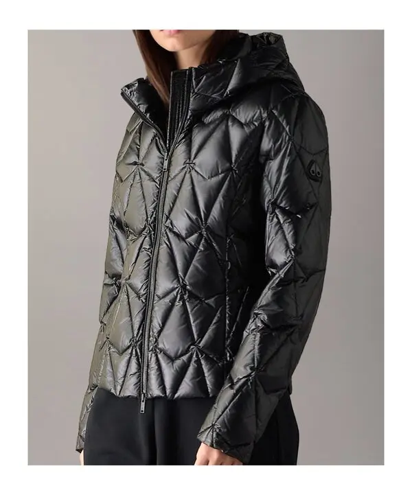 Moose Knuckles Hooded Quilted Down Jacket