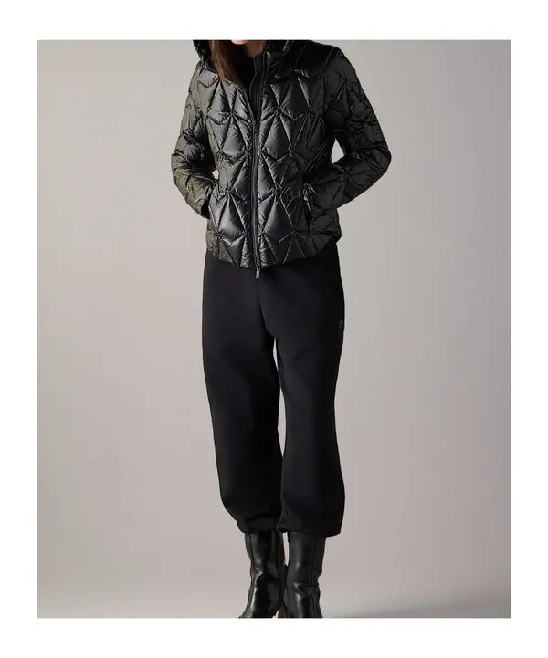 Moose Knuckles Hooded Quilted Down Jacket