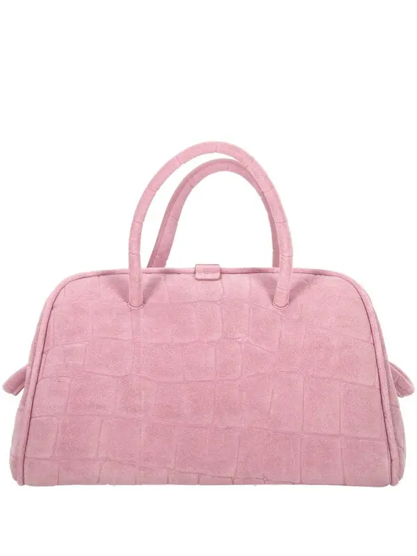 Jacquemus Croc-embossed Suede Tote Bag