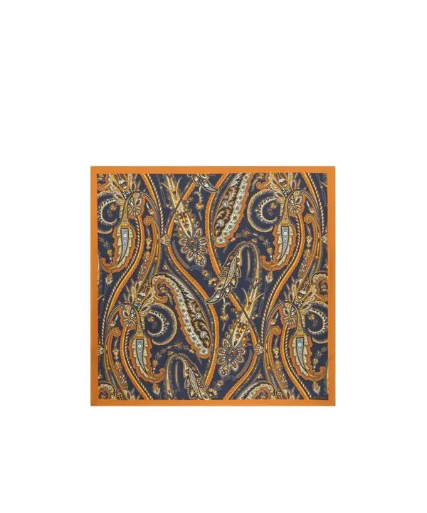 Etro Silk Scarf With Paisley Motif