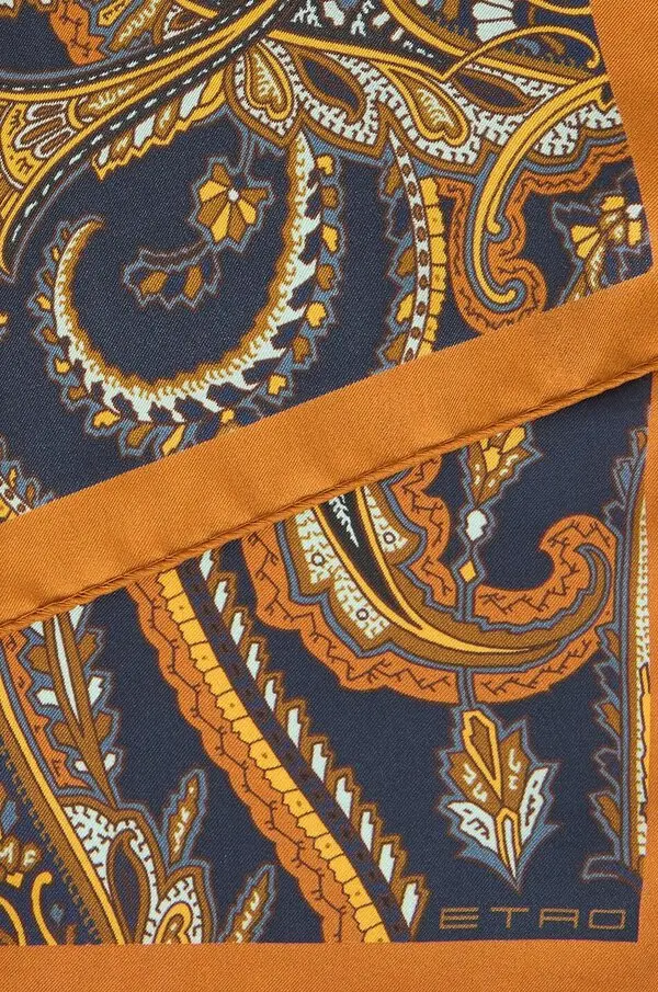 Etro Silk Scarf With Paisley Motif