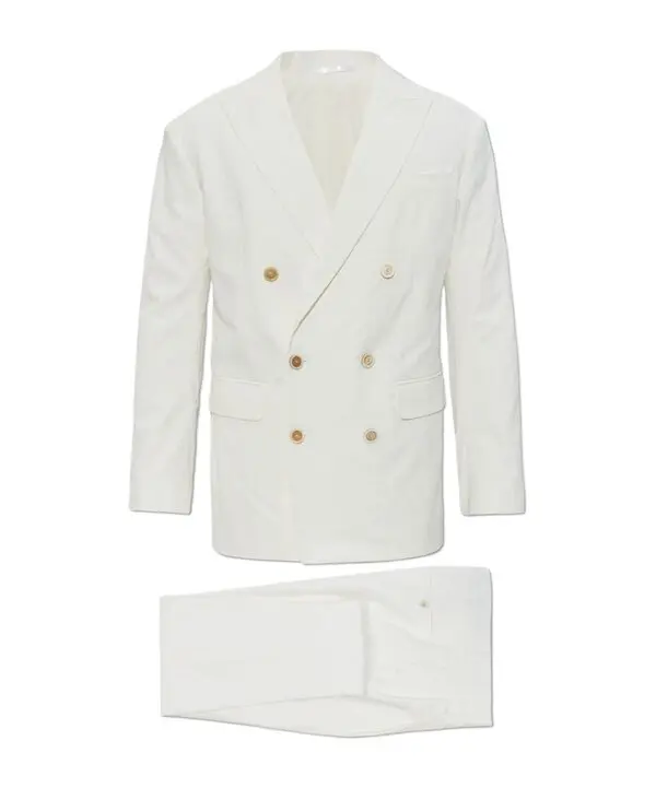 Dsquared2 Casablanca Double Brasted Two-piece Suit - White