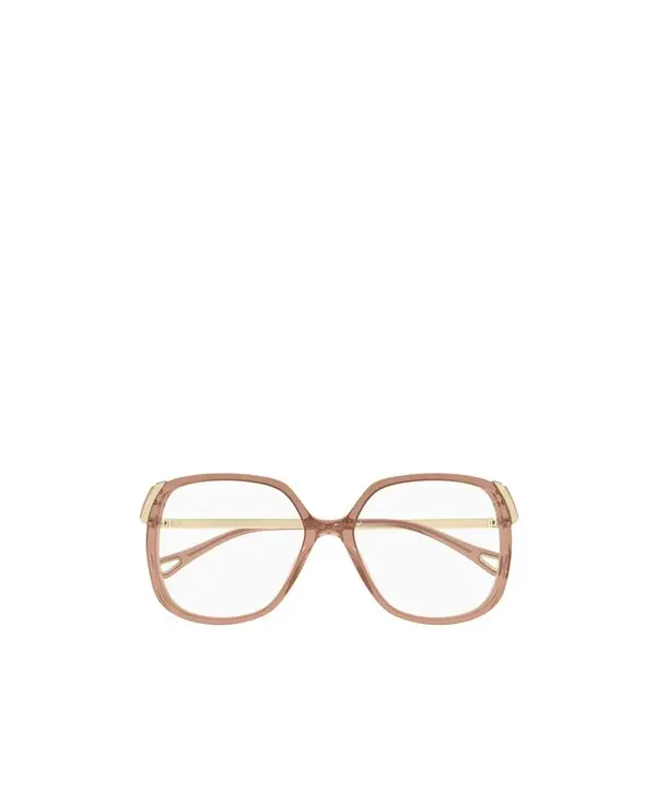Chloé Eyewear Butterfly-frame Glasses - Nude