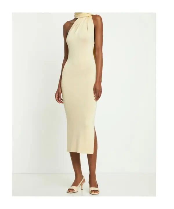 AYA MUSE Slit Detail Dress