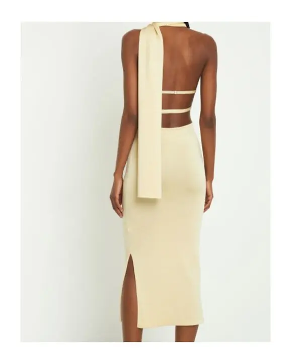 AYA MUSE Slit Detail Dress