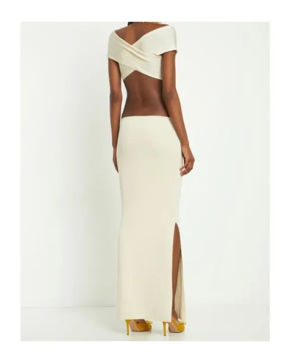 AYA MUSE Cutout Slit Dress