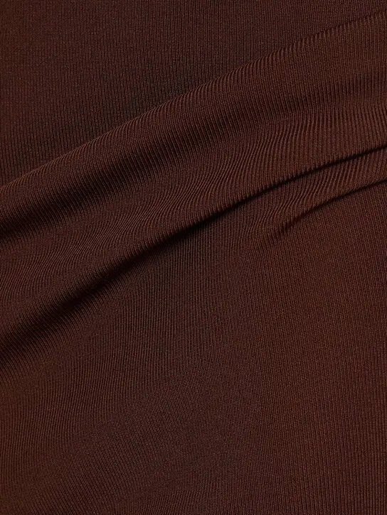 AYA MUSE Tie-waist Long-sleeved Dress