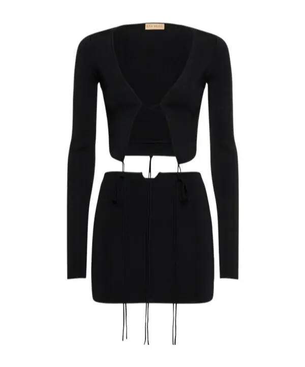 AYA MUSE Long-sleeved Mini Dress