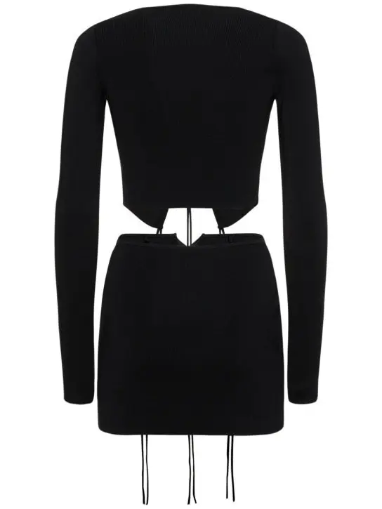 AYA MUSE Long-sleeved Mini Dress
