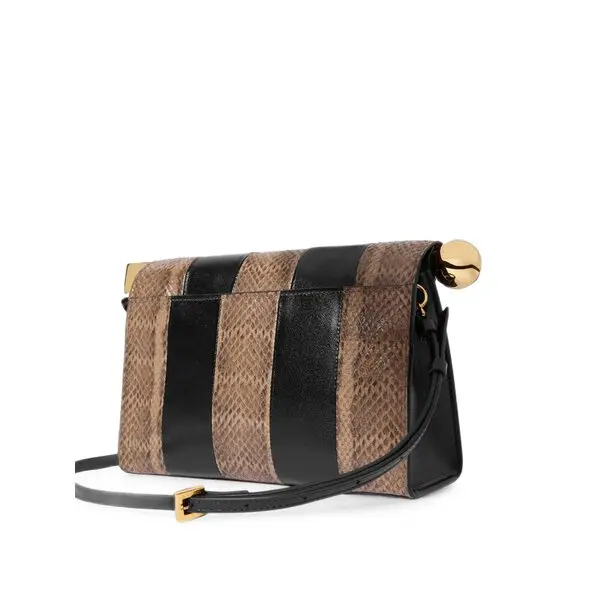 Jacquemus The Rond Carre Bag - Black/beige