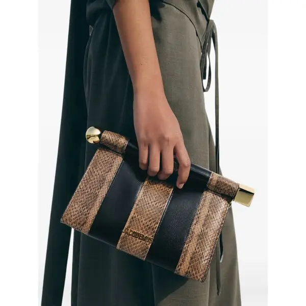 Jacquemus The Rond Carre Bag - Black/beige
