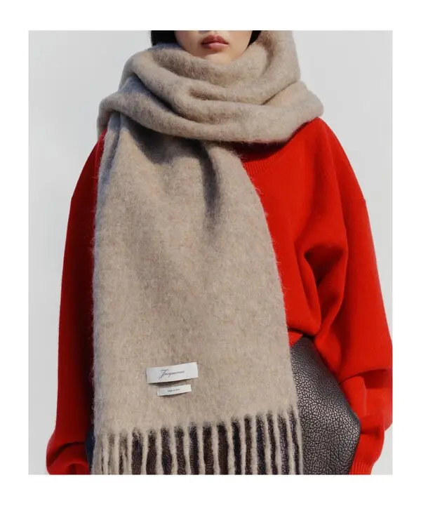 Jacquemus Carro Fringed Scarf
