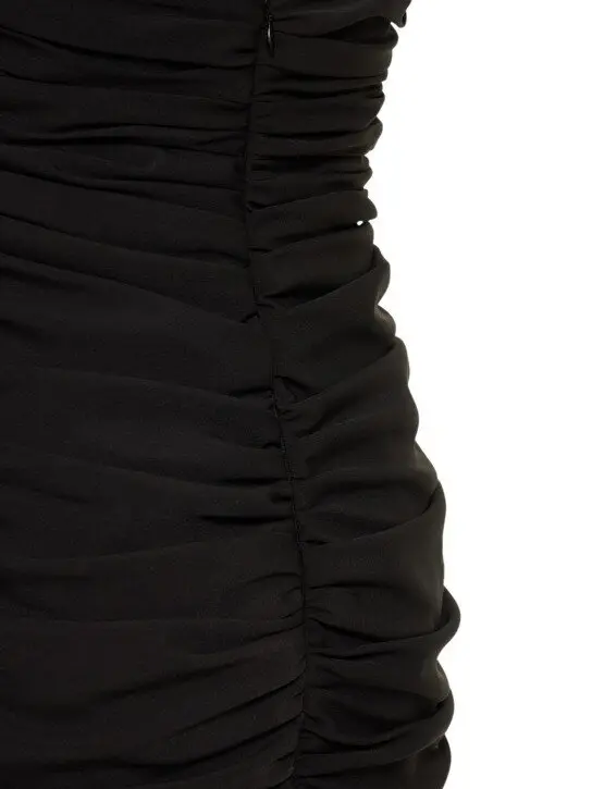 Giuseppe Di Morabito Crepe De Chine Cut Out Long Dress
