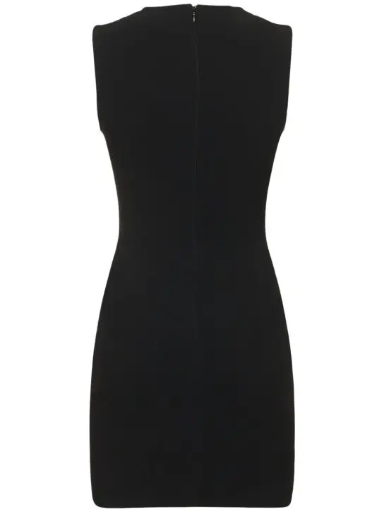 Giuseppe Di Morabito Embellished Cady Envers Satin Mini Dress