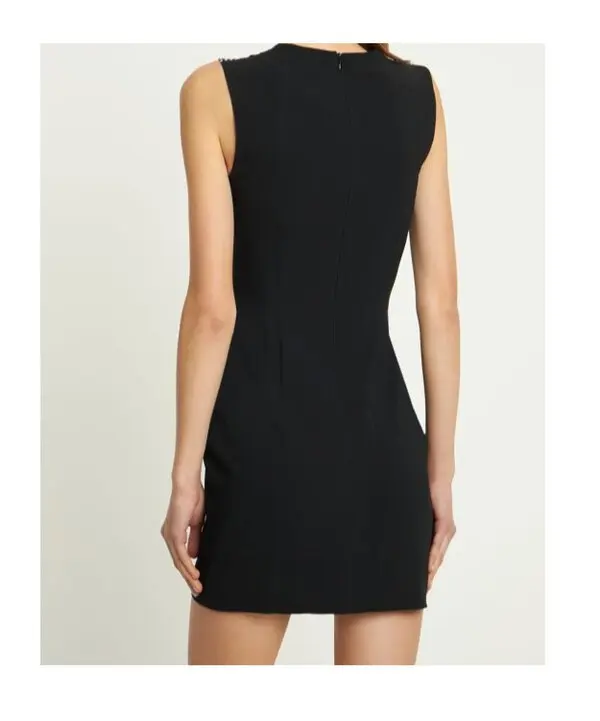 Giuseppe Di Morabito Embellished Cady Envers Satin Mini Dress