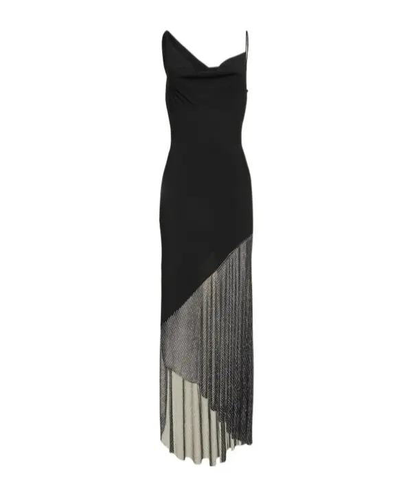 Giuseppe Di Morabito Embellished Crepe De Chine Midi Dress
