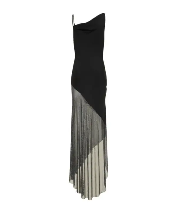 Giuseppe Di Morabito Embellished Crepe De Chine Midi Dress