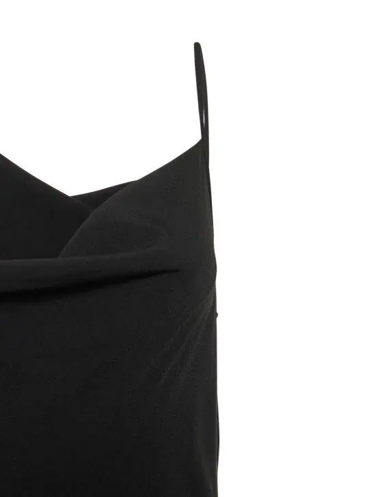 Giuseppe Di Morabito Embellished Crepe De Chine Midi Dress