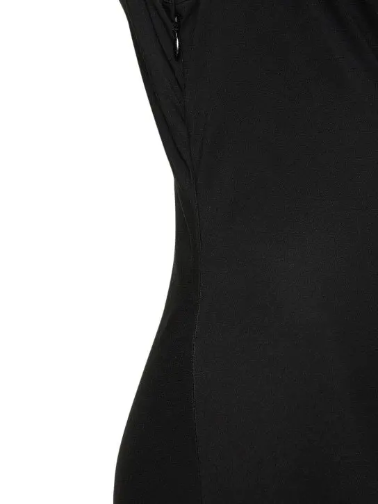Giuseppe Di Morabito Embellished Crepe De Chine Midi Dress