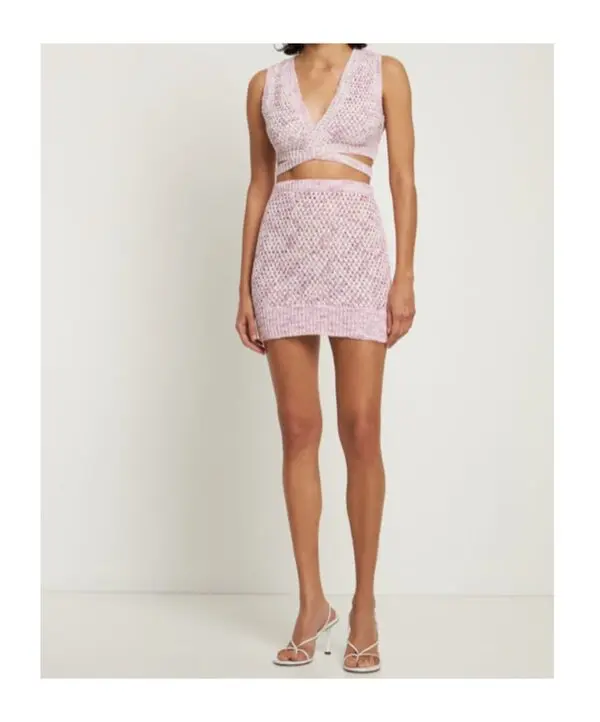 Christopher Esber Crochet Mini Skirt