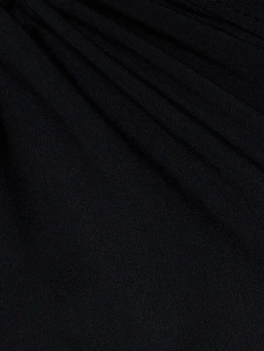 Christopher Esber Odessa Ruched Cutout Jersey Long Dress