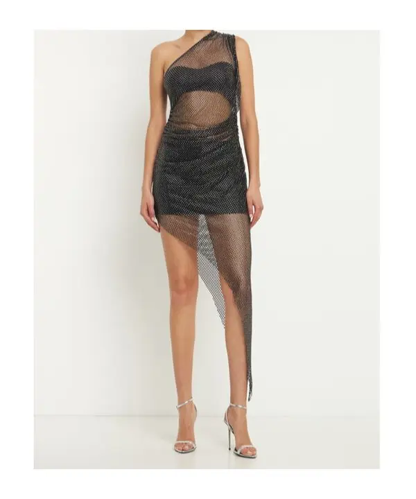 Giuseppe Di Morabito Embellished Stretch Jersey Midi Dress