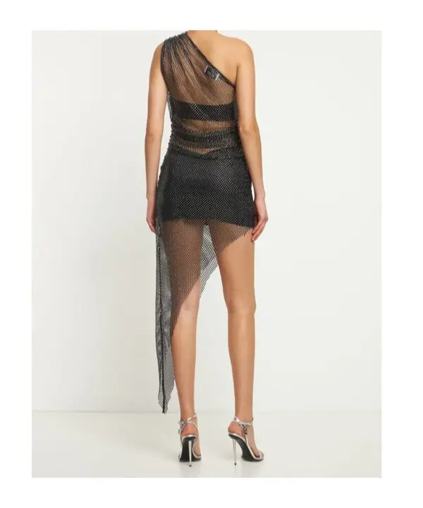 Giuseppe Di Morabito Embellished Stretch Jersey Midi Dress