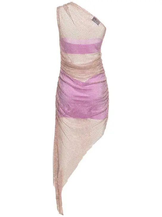 Giuseppe Di Morabito Embellished Stretch Jersey Midi Dress
