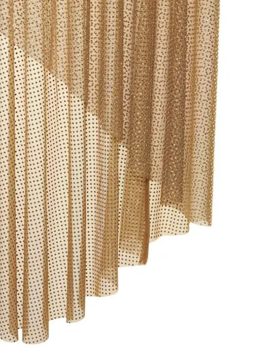 Giuseppe Di Morabito Embellished Crepe De Chine Midi Dress