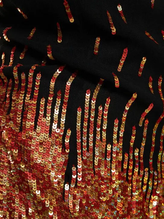 Giuseppe Di Morabito Embellished Viscose Mini Dress