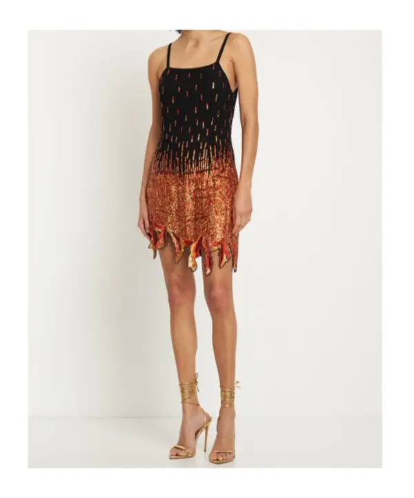 Giuseppe Di Morabito Embellished Viscose Mini Dress