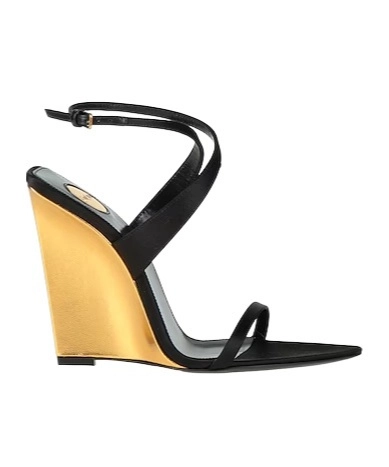 Saint Laurent Strappy Sandals - Black
