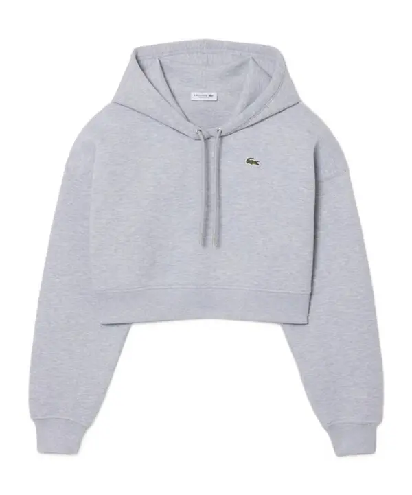 Lacoste Oversized Ribbed Polo Collar Sweatshirt