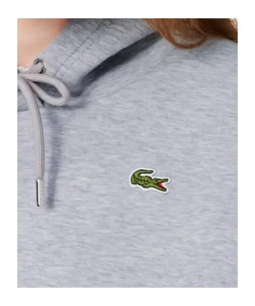 Lacoste Oversized Ribbed Polo Collar Sweatshirt