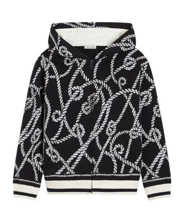 Dolce & Gabbana Cotton Sweatshirt With Marina-print