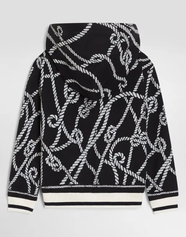 Dolce & Gabbana Cotton Sweatshirt With Marina-print