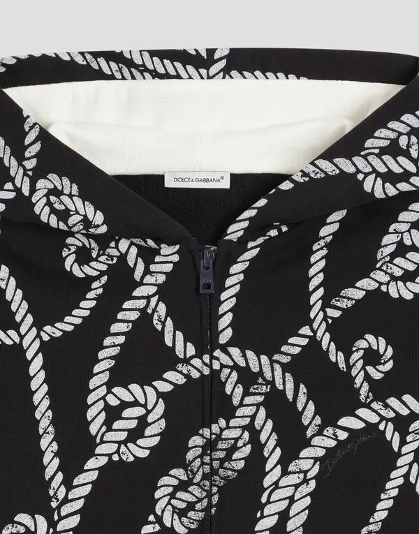 Dolce & Gabbana Cotton Sweatshirt With Marina-print
