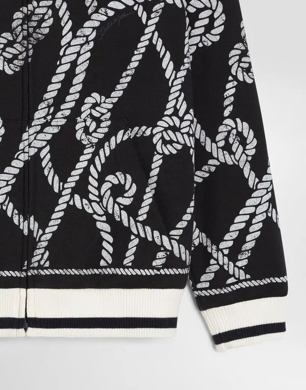 Dolce & Gabbana Cotton Sweatshirt With Marina-print