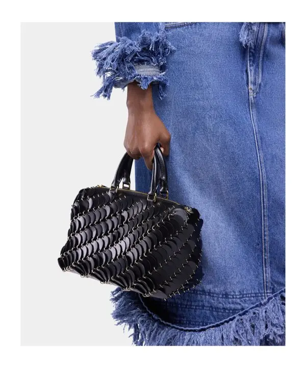 Rabanne Paco Leather Tote Bag
