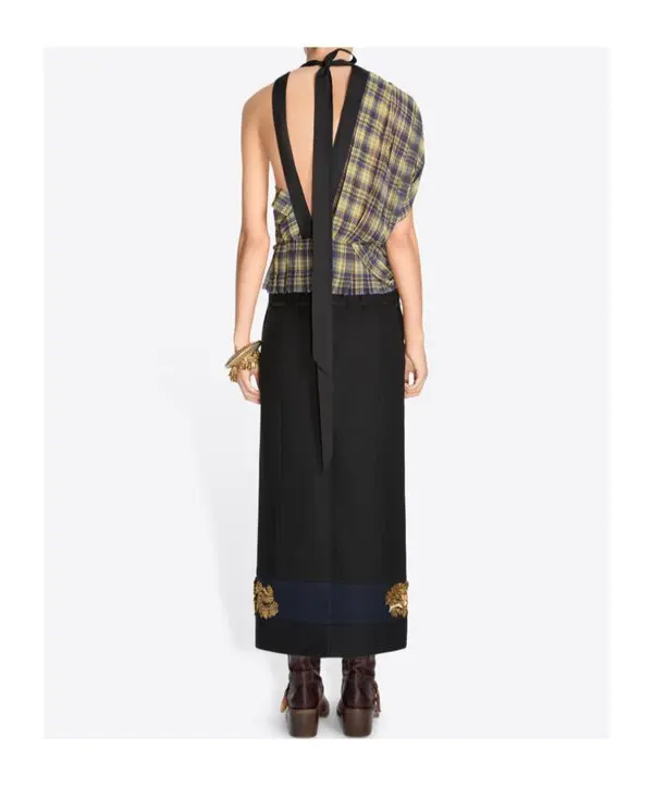 Dries Van Noten Draped Pleated Top