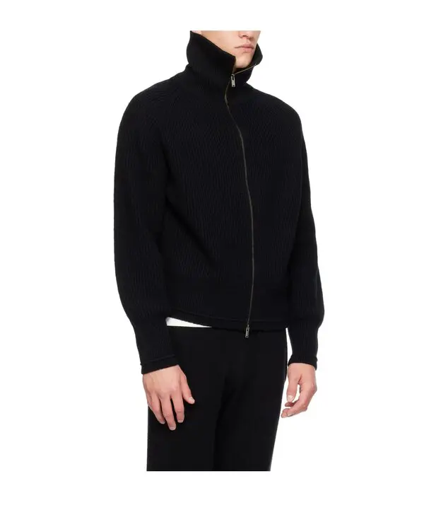 ENTIRE STUDIOS Ribbed Zip-up Cardigan