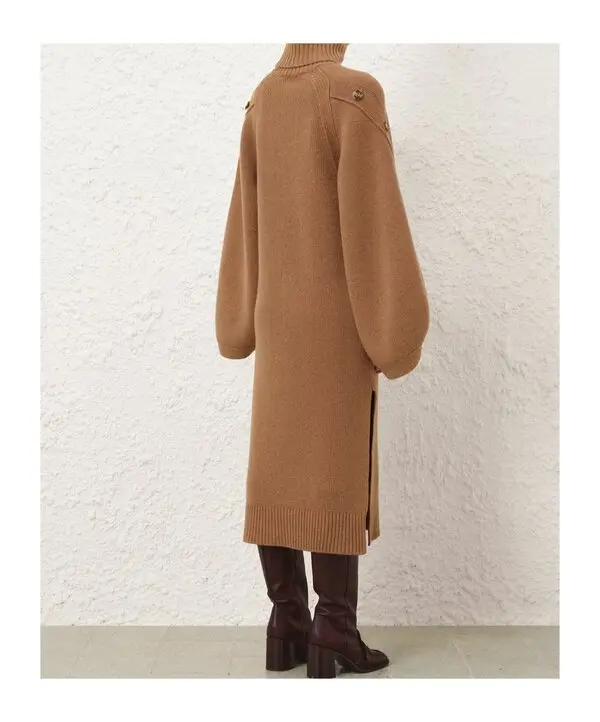 Zimmermann Valiant Buttoned Midi Dress