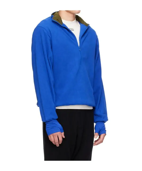 ENTIRE STUDIOS Fleece Half-zip Sweatshirt